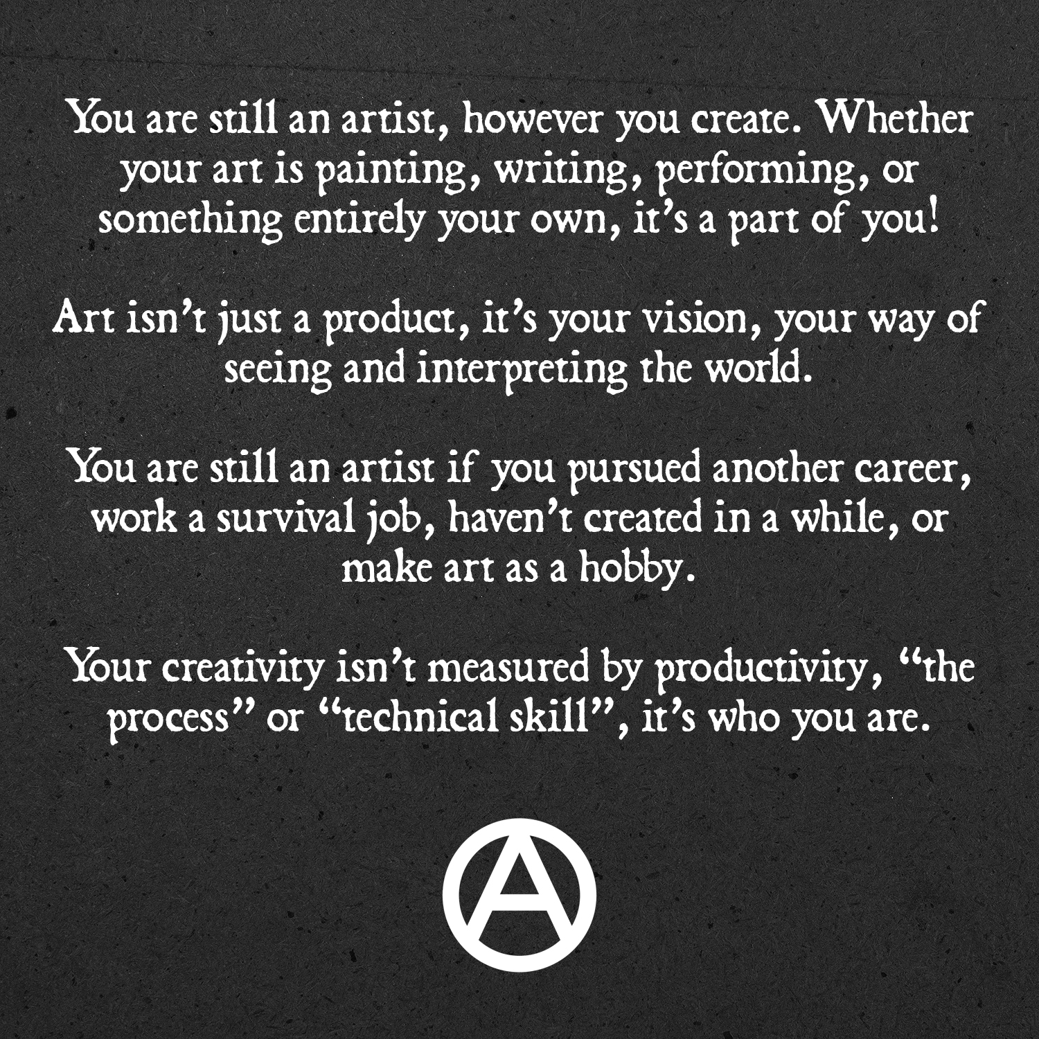 You Are Still an Artist - Hari Ren Arts