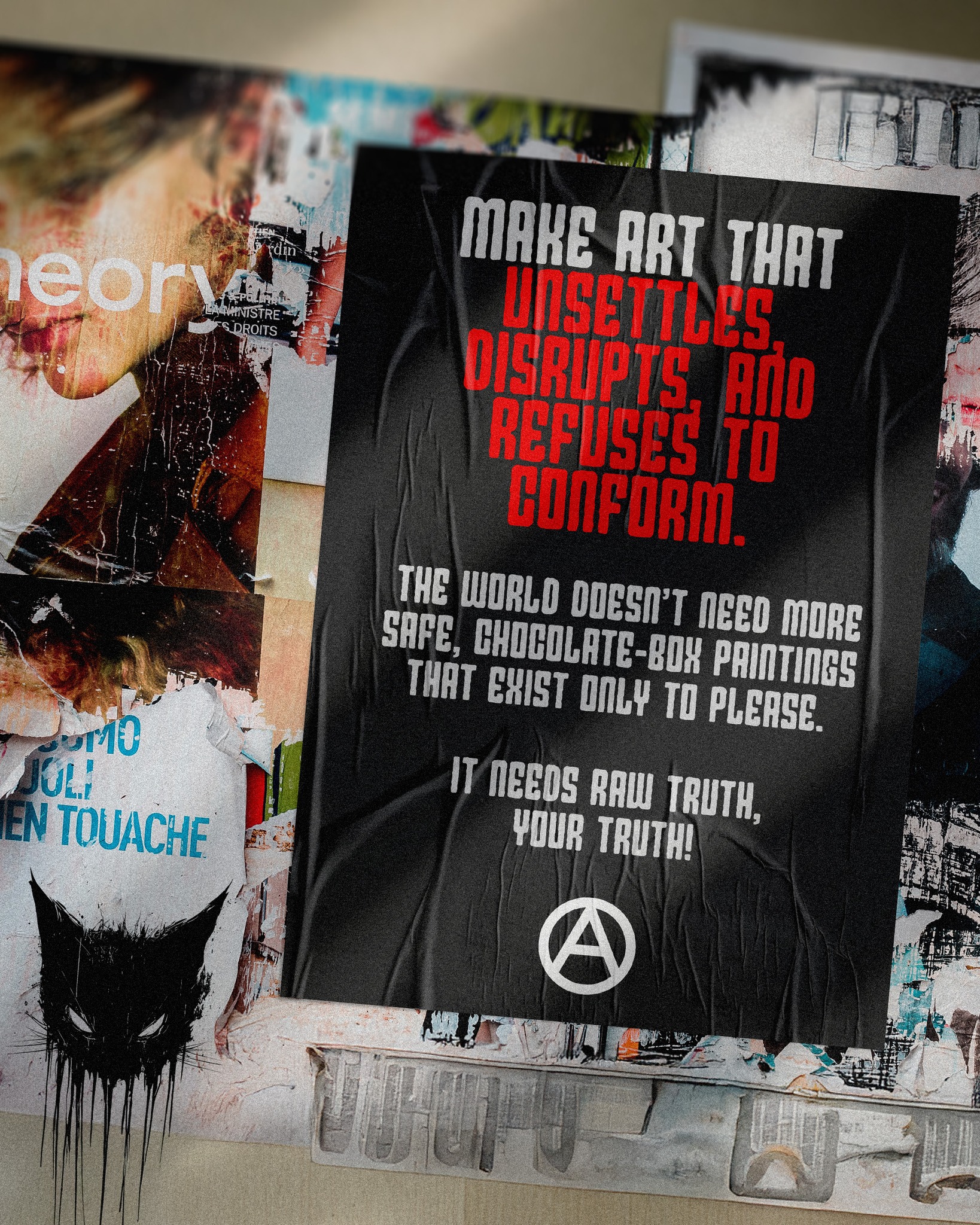 Make Art That Disrupts - Hari Ren Arts